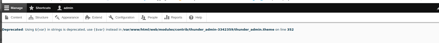 Php Deprecated Using Var In Strings Is Deprecated Use Var Instead 3394232 0595